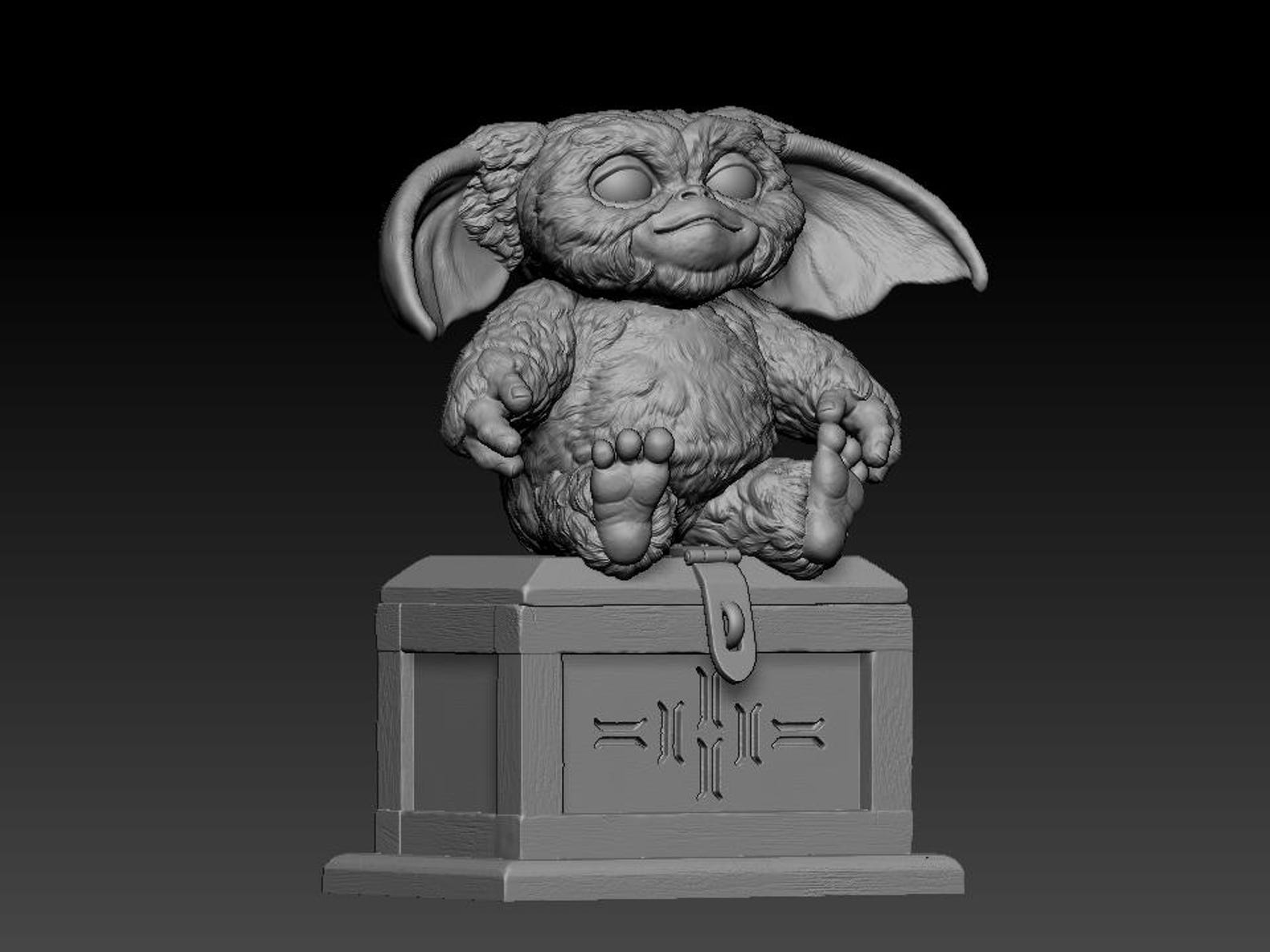 Gremlin Gizmo Figurine STL File, 3D Printing Fan Art (digital Download ...