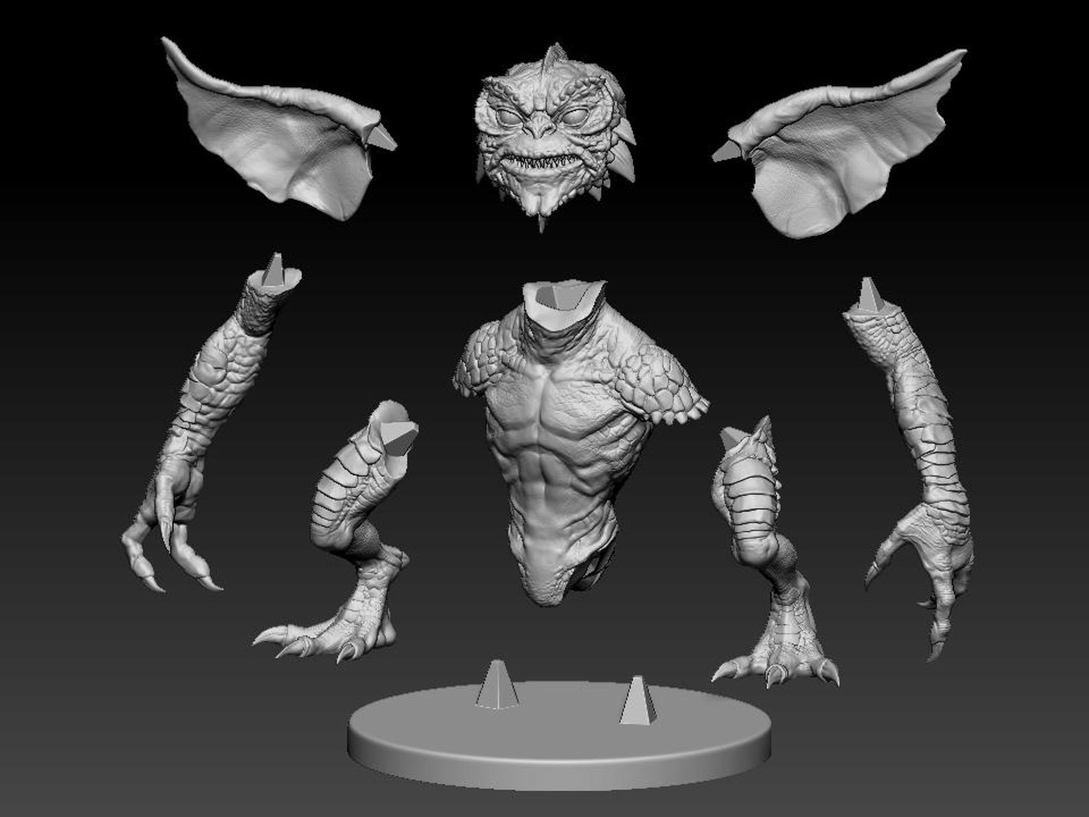 Gremlins Figurine STL File, 3D Printing Miniature (digital Download) - Etsy