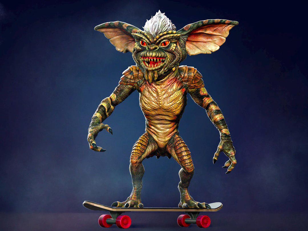 Gremlin Stripe Figurine STL File, 3D Printing Miniature (digital ...