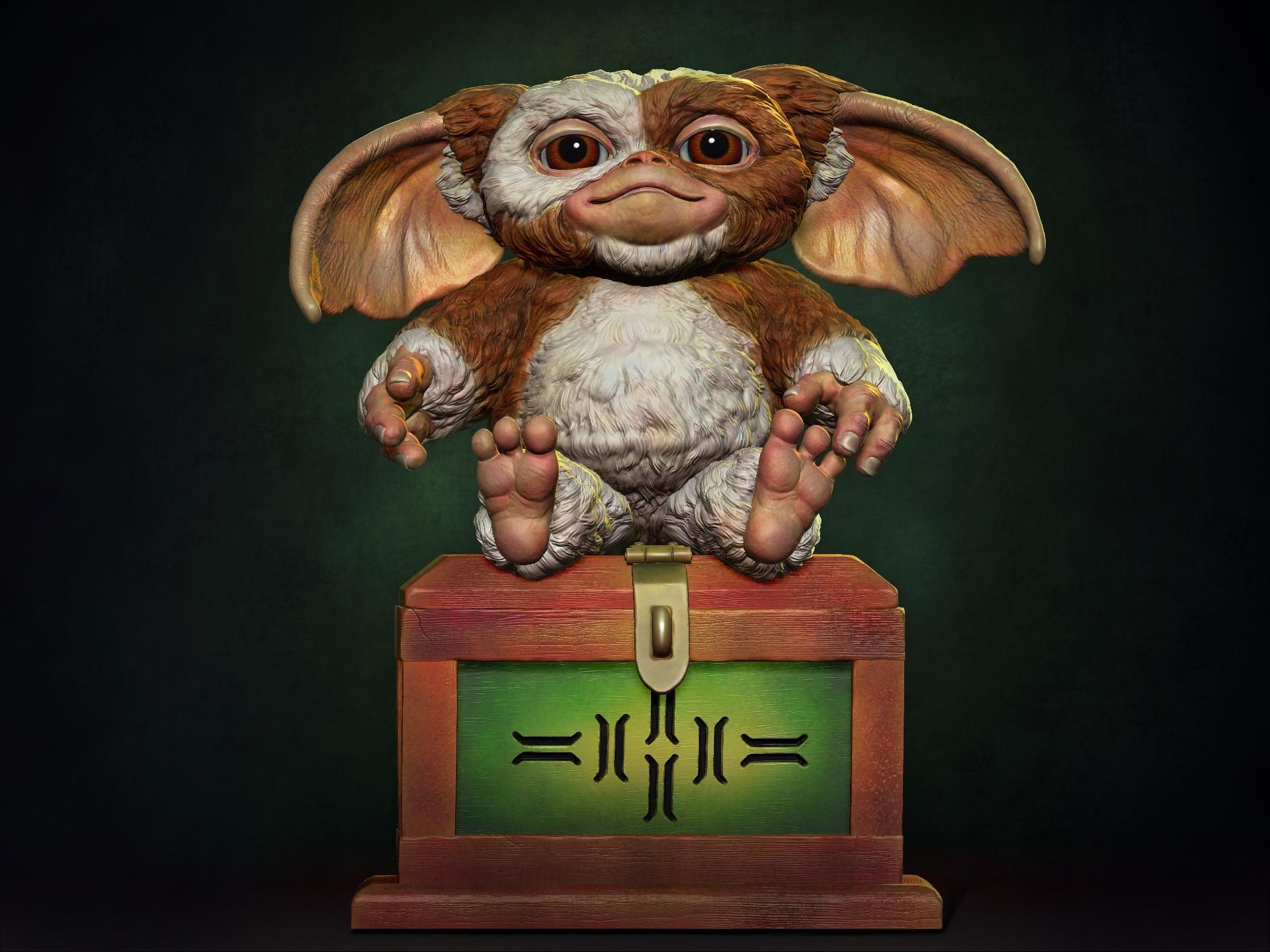 Gremlin Gizmo Figurine STL File, 3D Printing Fan Art (digital Download ...