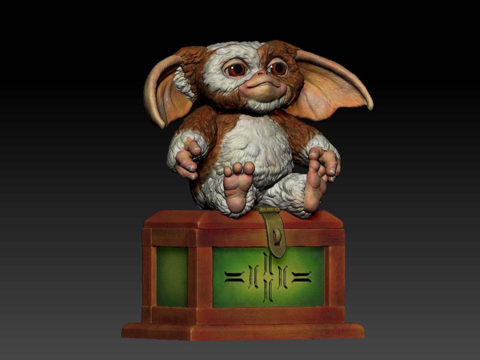 Gremlin Gizmo Figurine STL File, 3D Printing Fan Art (digital Download ...
