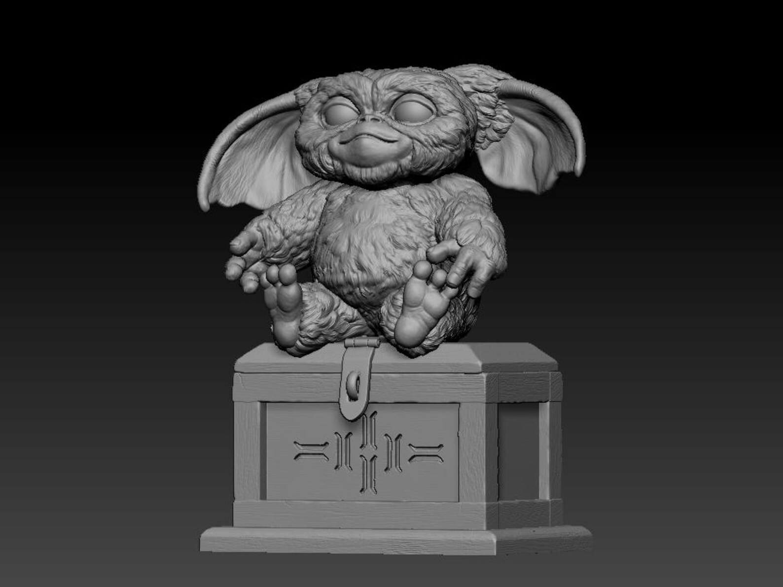 Gremlin Gizmo Figurine STL File, 3D Printing Fan Art (digital Download ...