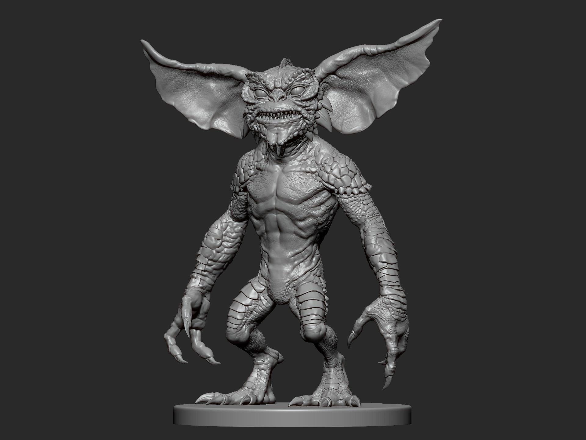 STL 3d Printing Gremlins Figurine Miniature Fanart Art Horror ...