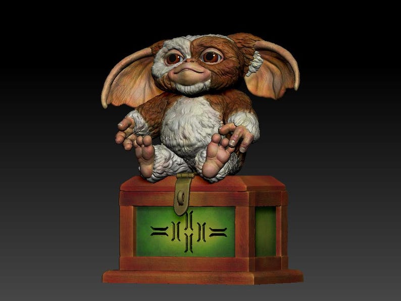 Gremlin Gizmo Figurine STL File, 3D Printing Fan Art (digital Download ...