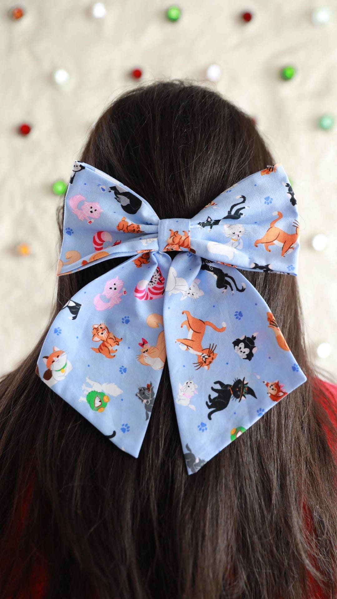 Cute Handmade Storybook Cartoon Cats Scrunchie - Etsy