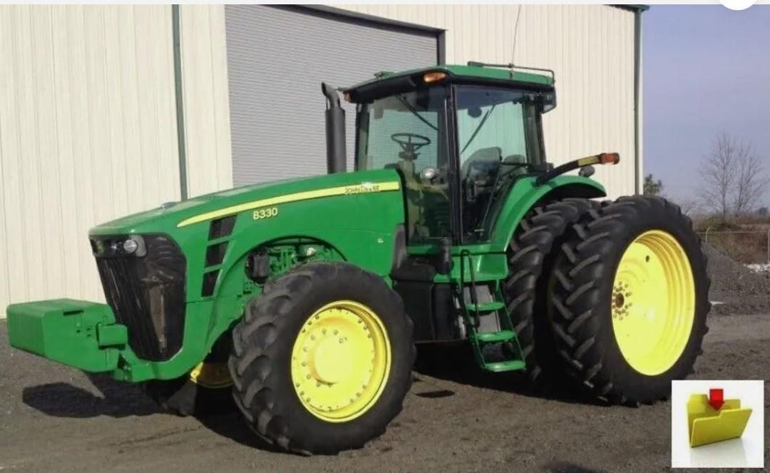 John Deere Tractors 8130 8230 8330 8430 8530 Dealers Operations and ...