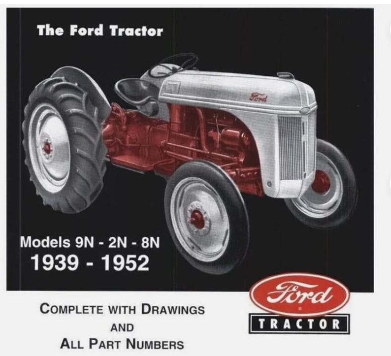 Ford 8n Parts Operators and Workshop Manuals the FULL SET - Etsy