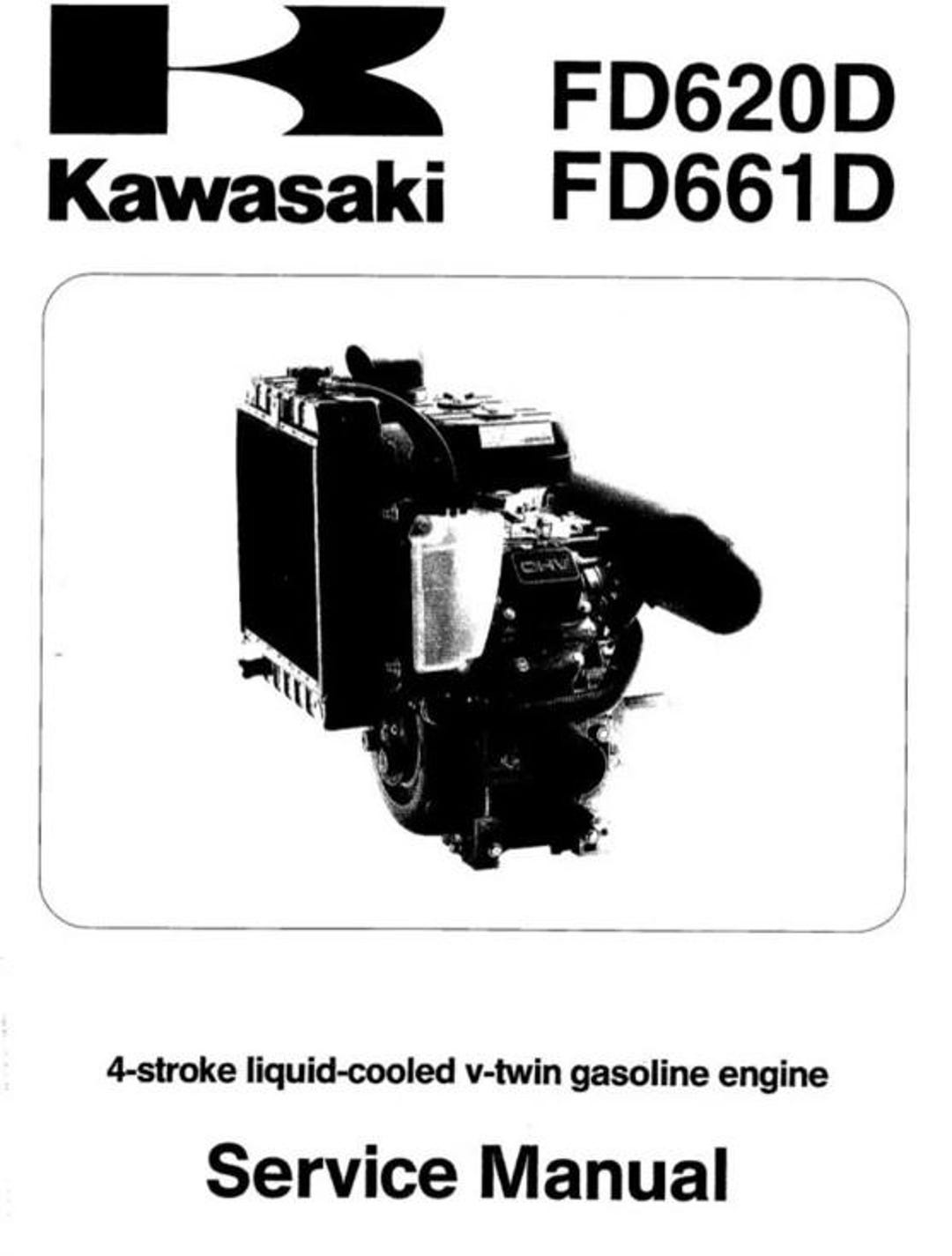 Kawasaki-engine-fd620d-fd661d-sm-01660 REPAIR-MANUAL - Etsy