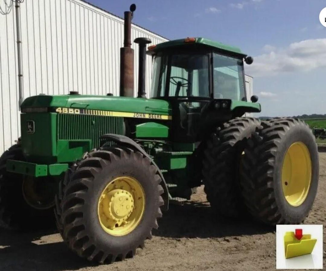 John Deere Tractors 4050 4250 4450 4650 4850 Workshop Manual - Etsy