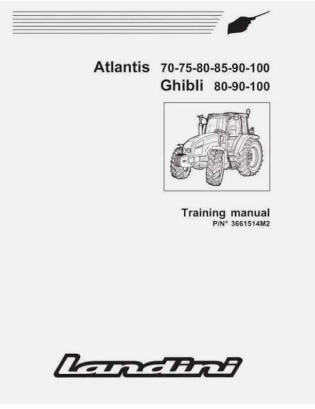 Landini Atlantis 70 to 100 Ghibli 80 to 100 Workshop Manual - Etsy