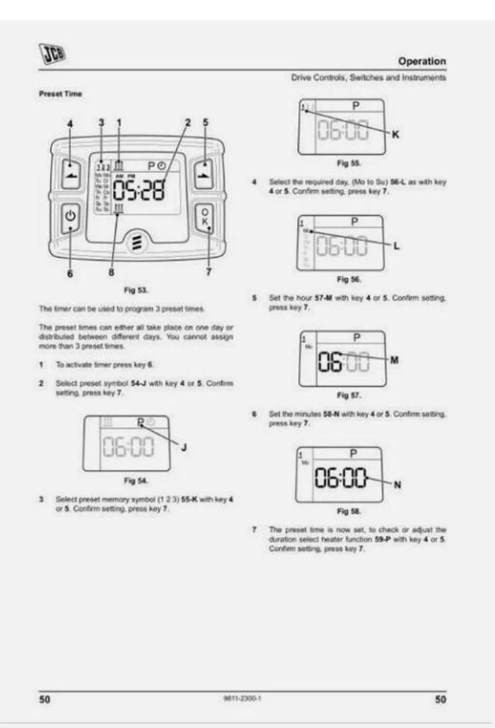 JCB 3CX, 4CX PRECISION CONTROL Backhoe Loader Operators Manual - Etsy