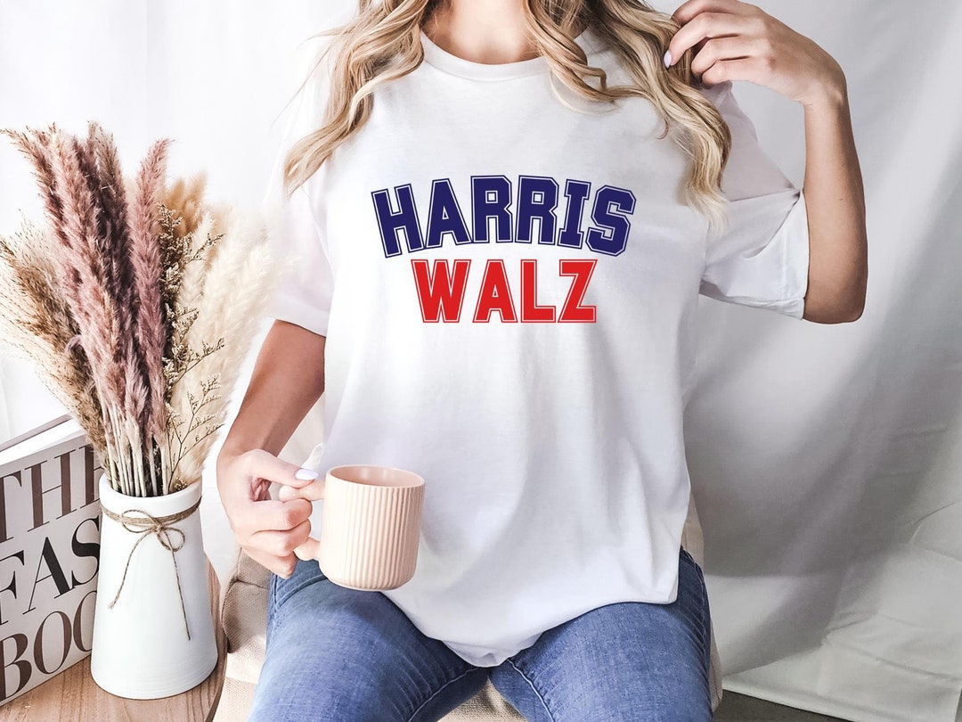 Harris Walz College Style Shirt, Kamala Harris '24 T-shirt, Democrat ...