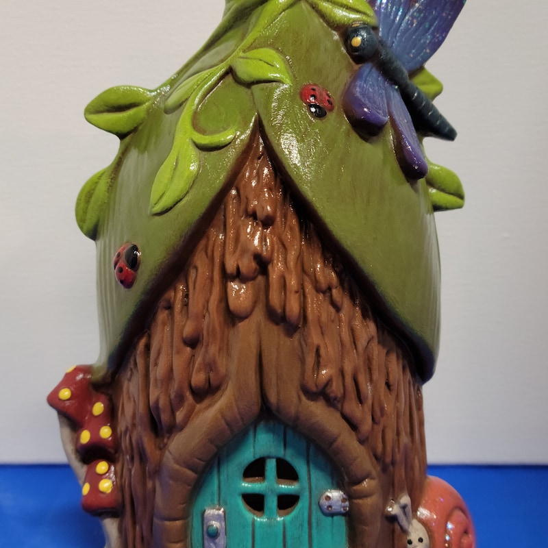 Ceramic Fairy House to Paint - Etsy