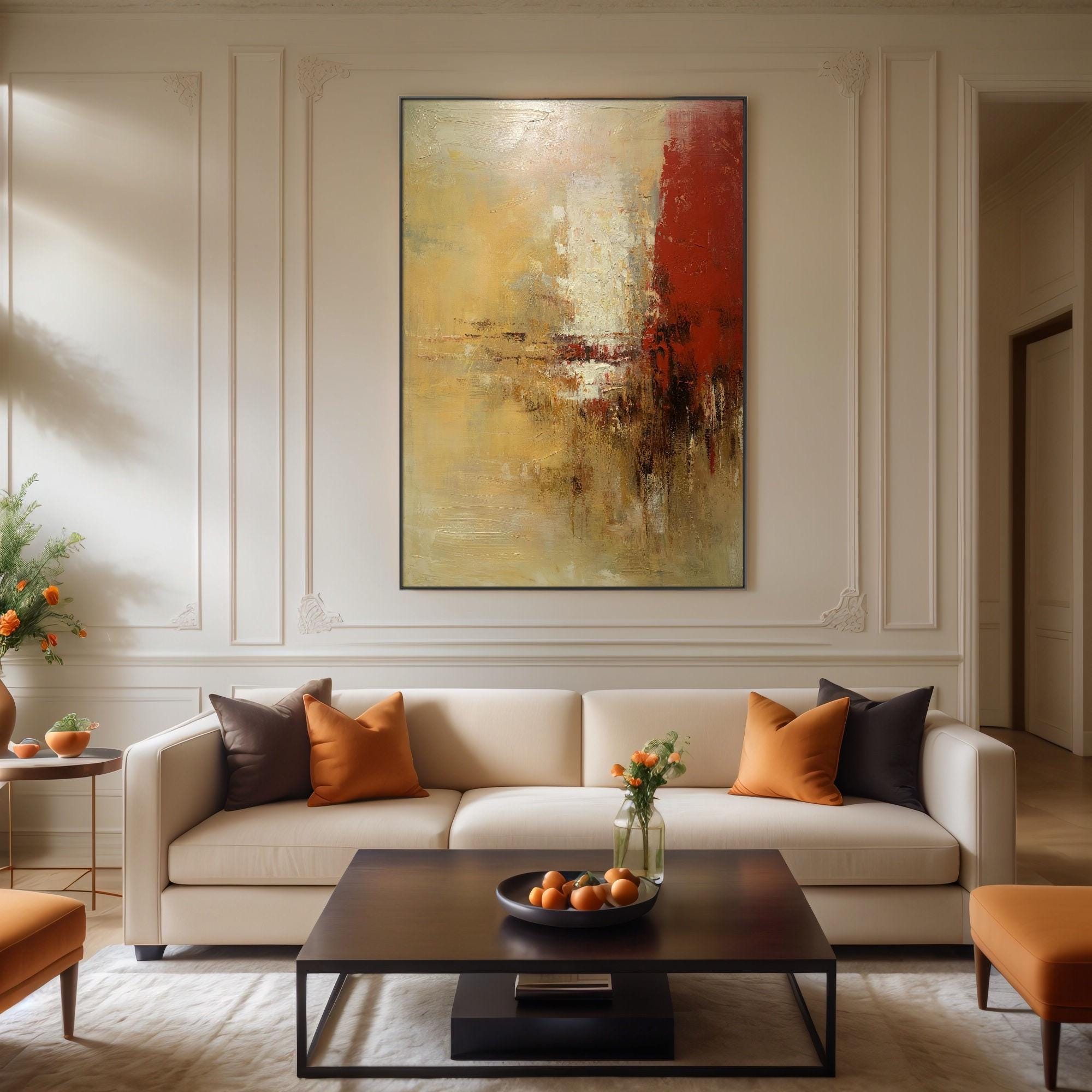 Luxurious Abstract Texture Artwork, Handcrafted Original Brand Painting ...