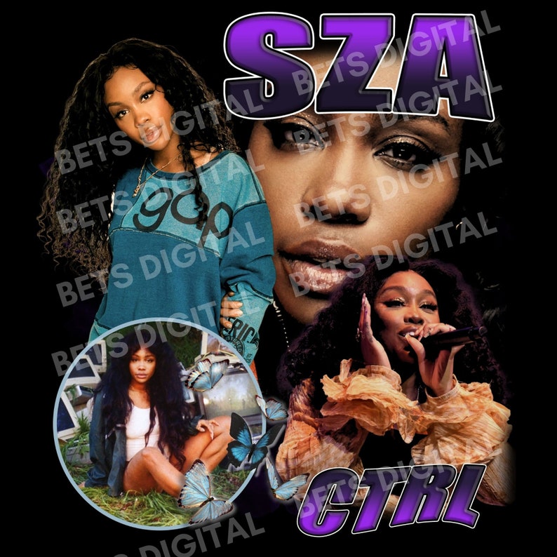 Sza PNG , Ctrl Tshirt Design , Ready to Print, Printable Design, Hiphop ...