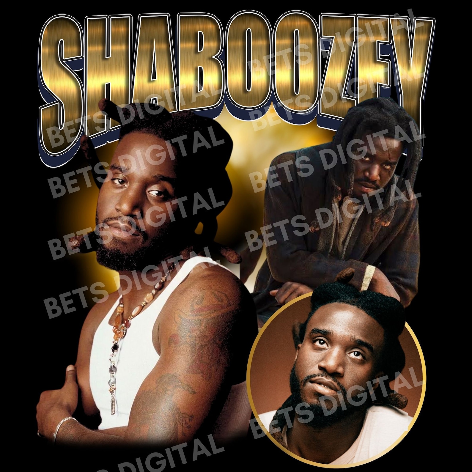 Shaboozey PNG T Shirt Design. PNG Digital 4500x5100 Px. Retro, 90s ...