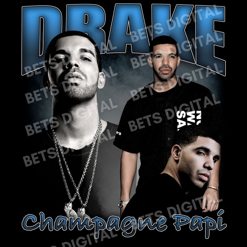 Drake Champagne Papi PNG T Shirt Design. PNG Digital 4500x5100 Px ...