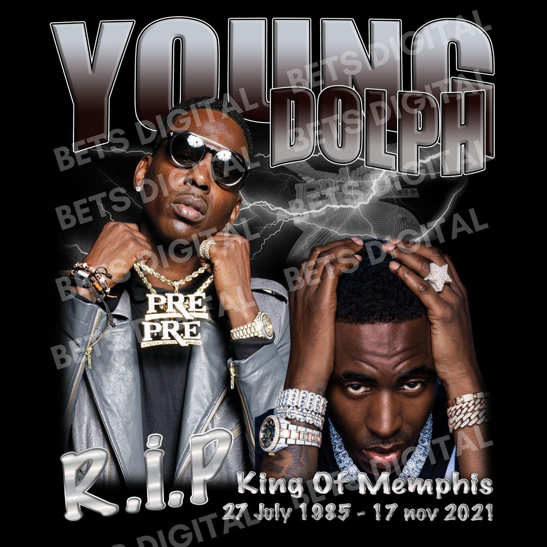 Young Dolph T Shirt Design PNG Instant Download Ready to Print ...