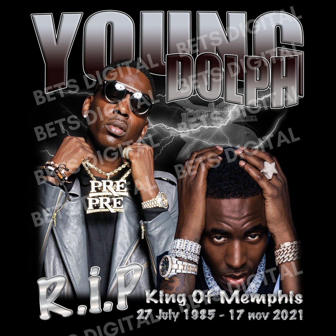 Young Dolph T Shirt Design PNG Instant Download Ready to Print ...