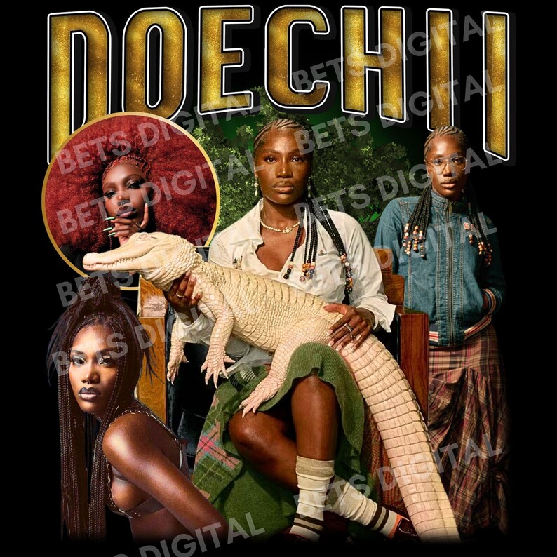 Doechii PNG T Shirt Design. PNG Digital 4500x5100 Px. Retro, 90s ...