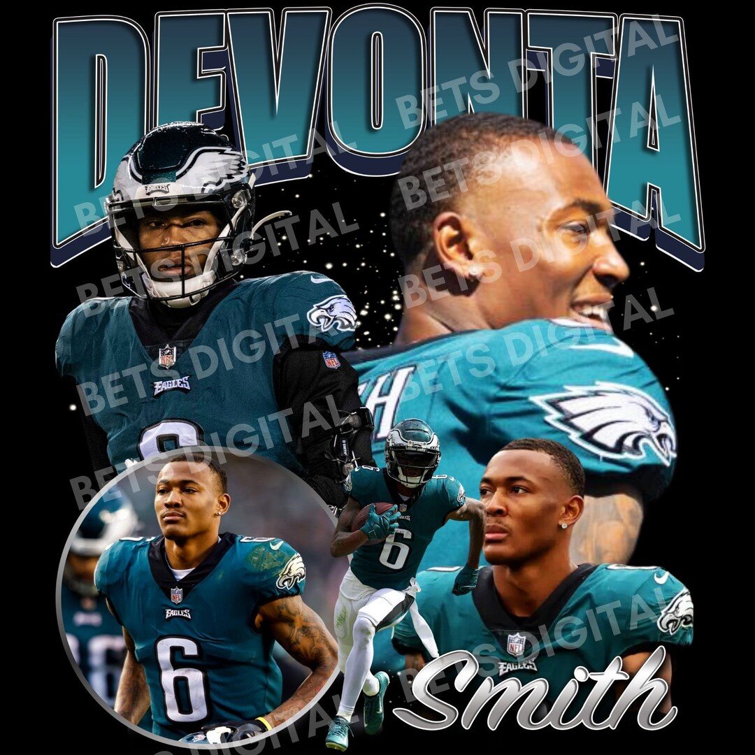 Devonta Smith PNG T Shirt Design. PNG Digital 4500x5100 Px. Retro, 90s Vintage, Bootleg Tee ...