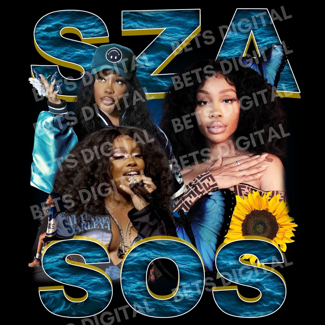 Sza PNG , SOS Tshirt Design , Ready to Print, Printable Design, Hiphop ...