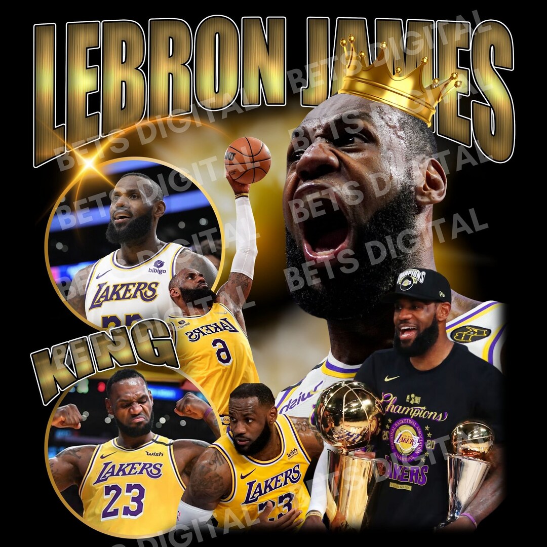 Lebron James Png Tshirt Design, Basketball PNG Digital Download ...