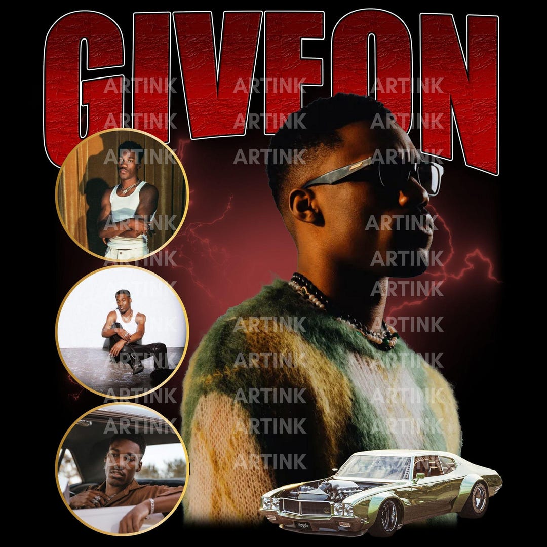Giveon T Shirt Design PNG Instant Download - Etsy