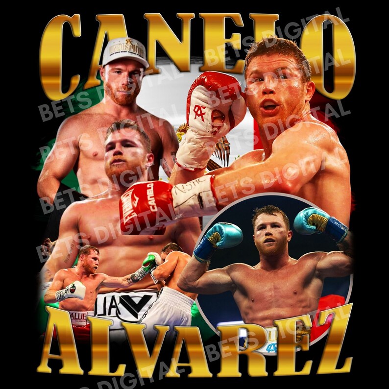 Canelo Alverez Png T Shirt Design. PNG Digital 4500x5100 Px, 90s ...