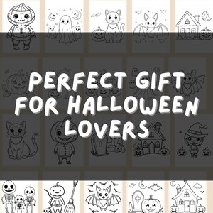 100 Halloween Coloring Pages, Cozy Friendly Halloween Coloring Bundle ...