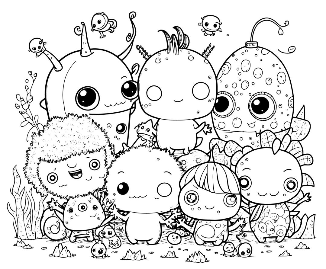 Fun Coloring Pages - Etsy