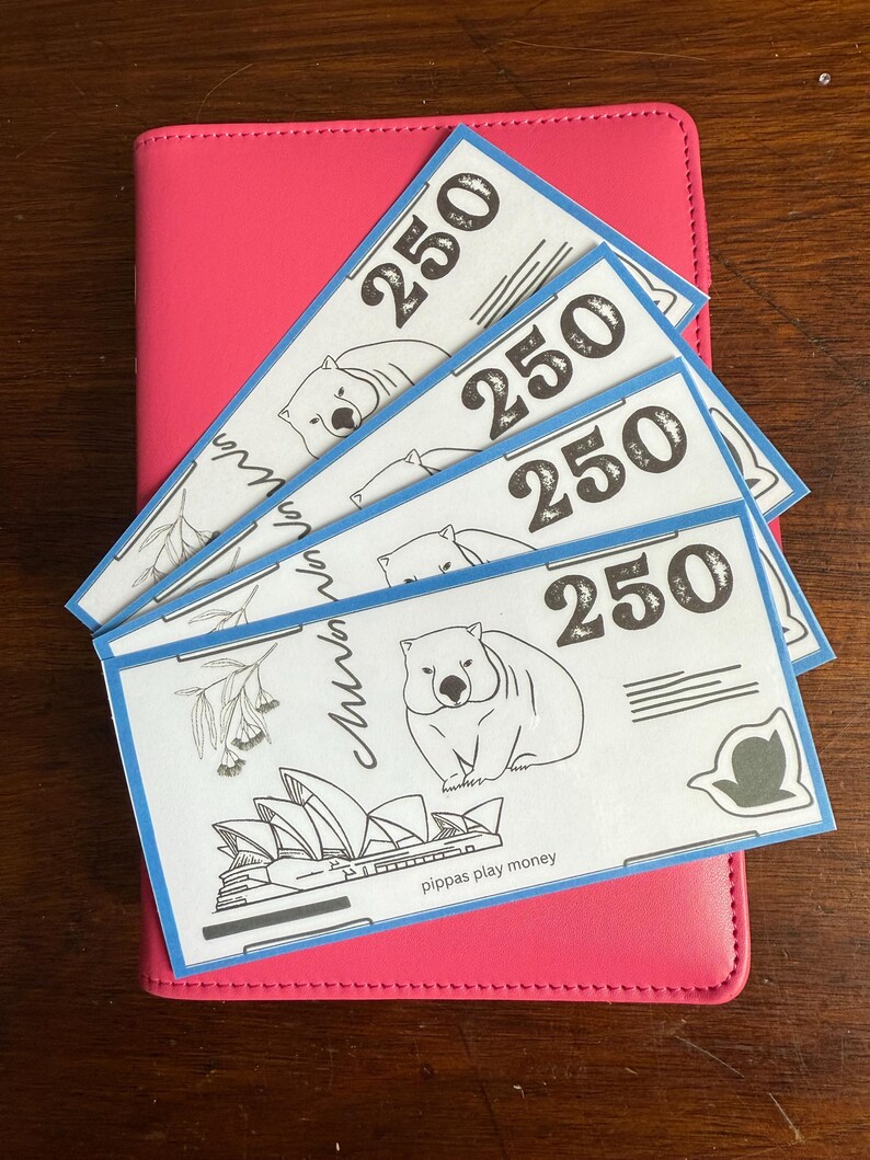 Placeholders - Pippas Play Money - Etsy