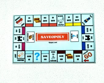 Saveopoly Savings Challenge - Etsy