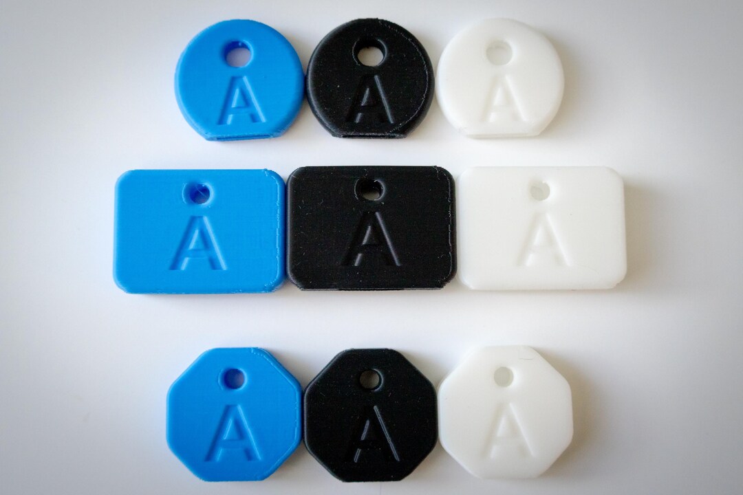 Custom Key Covers/ Key Cases Round/ Square/ Octagon With Letter/ Number ...