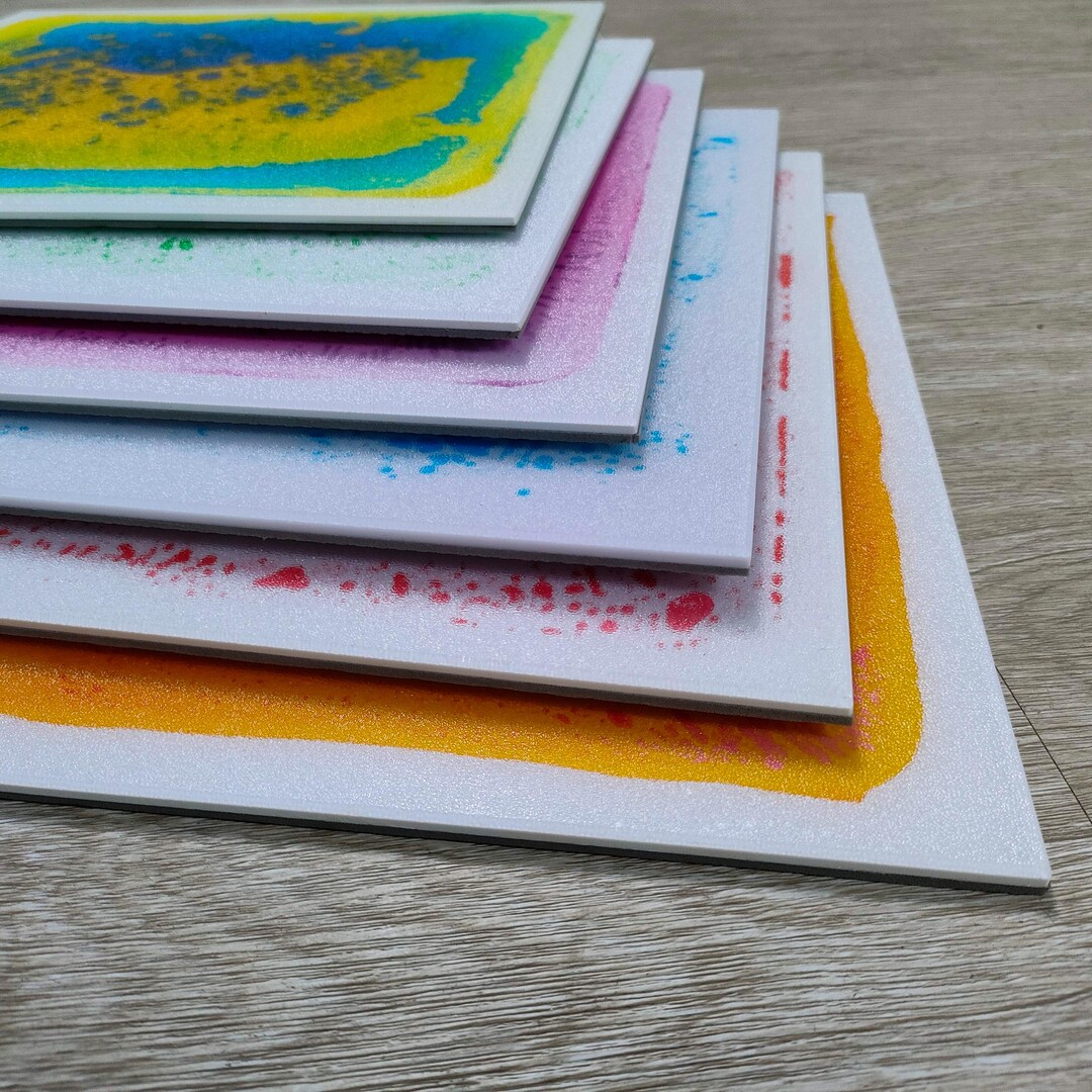 Sensory Hub - 6x Sensory Liquid Floor Tiles, Assorted Colour for ...