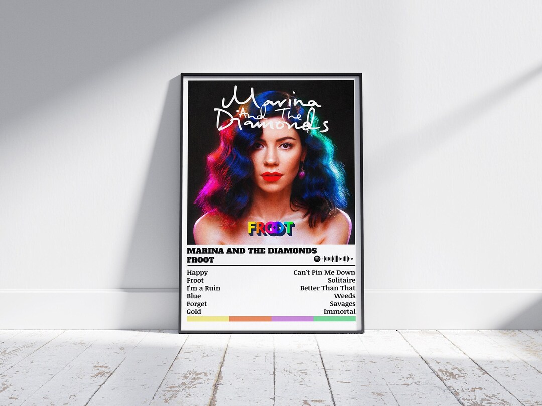 Marina and the Diamonds Poster Print Froot Poster Music Poster Album ...