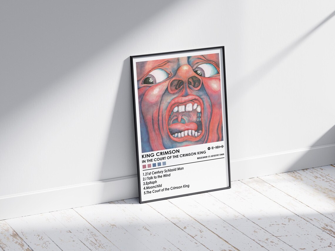 King Crimson Album Cover Poster | Music Wall Art - Etsy