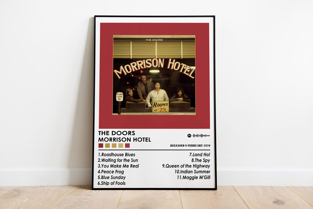 The Doors Poster Print | Morrison Hotel Poster | Music Poster | Album ...