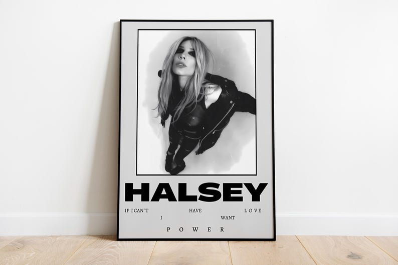 Halsey Poster Print | Music Poster | Album Cover Poster | Wall Decor ...