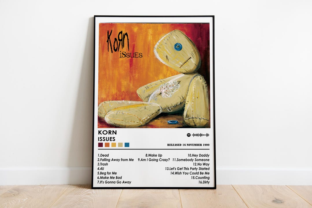 Korn Issues Album Poster | Music Room Wall Decor - Etsy