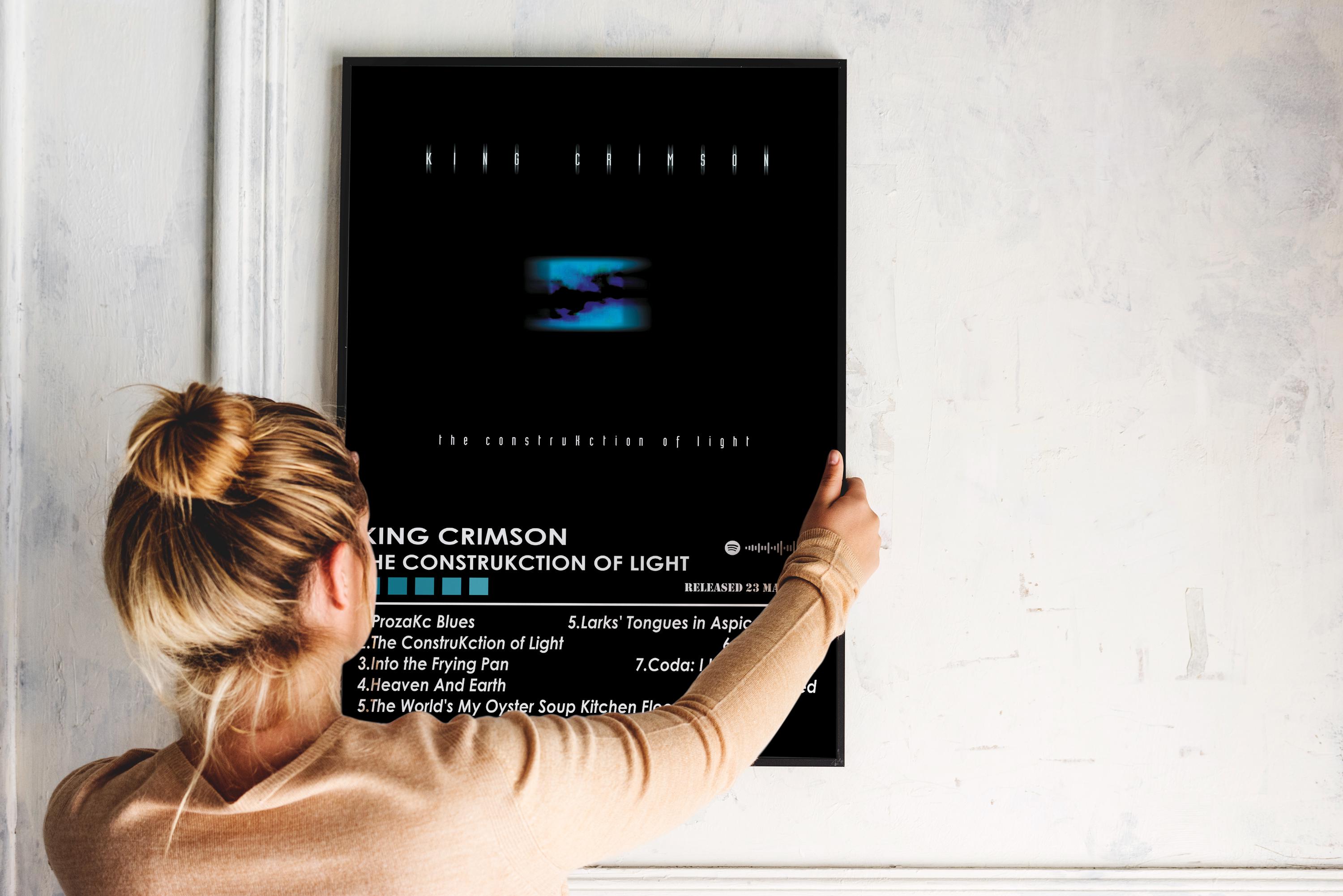 King Crimson 'the Construkction of Light' Album Cover Poster - Etsy