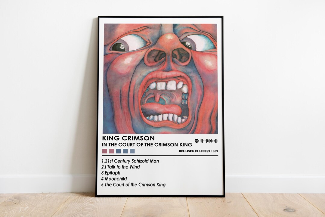 King Crimson Album Cover Poster | Music Wall Art - Etsy