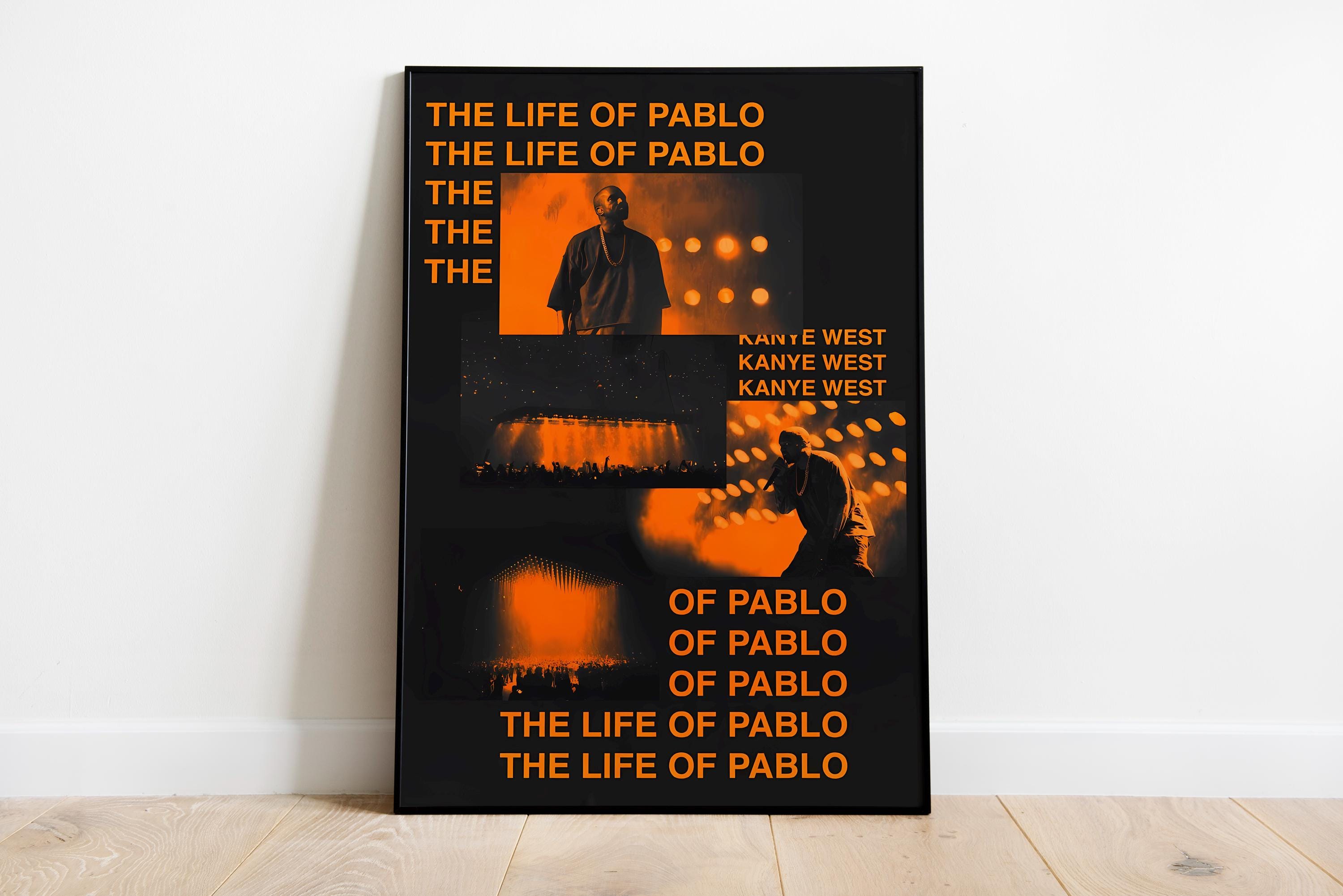 Kanye West 'the Life of Pablo' Album Art Poster | Music Decor - Etsy