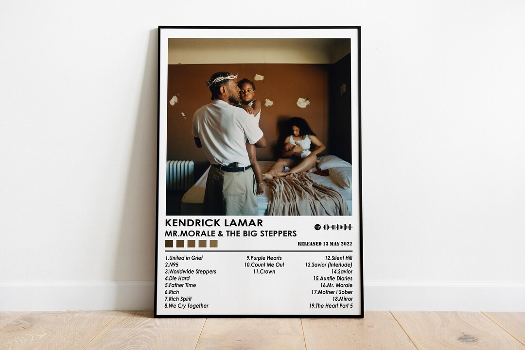 Kendrick Lamar 'mr. Morale' Album Cover Poster | Matte Art Print - Etsy