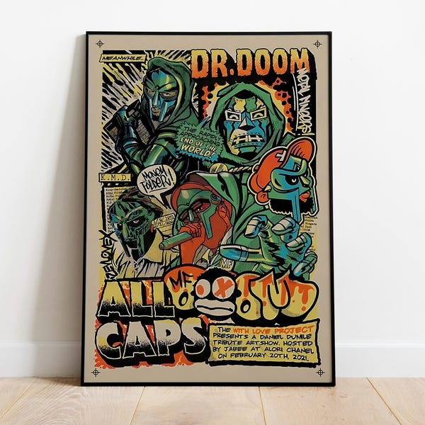 Mf Doom Poster - Etsy