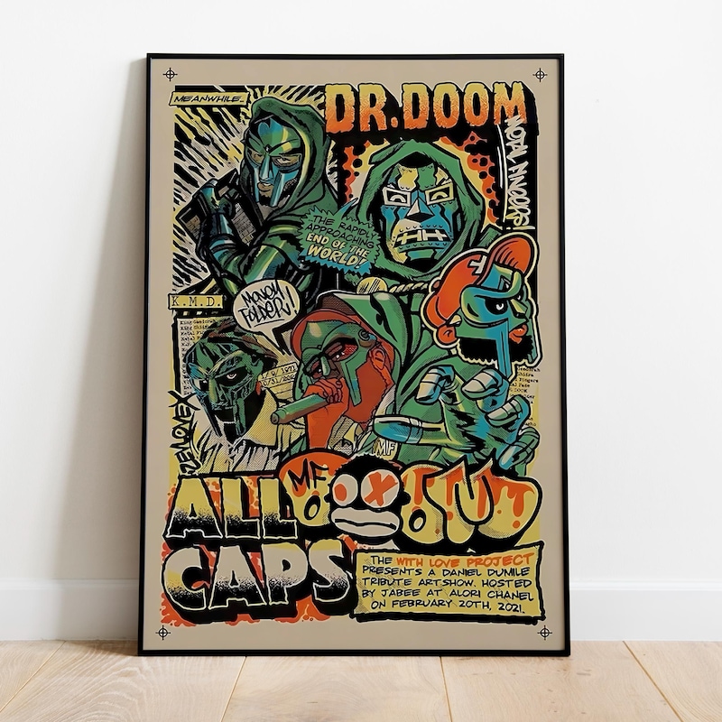 Mf Doom Poster - Etsy