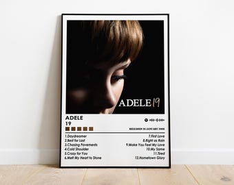Adele Poster Print | 30 Album Poster | Music Poster | Album Cover ...