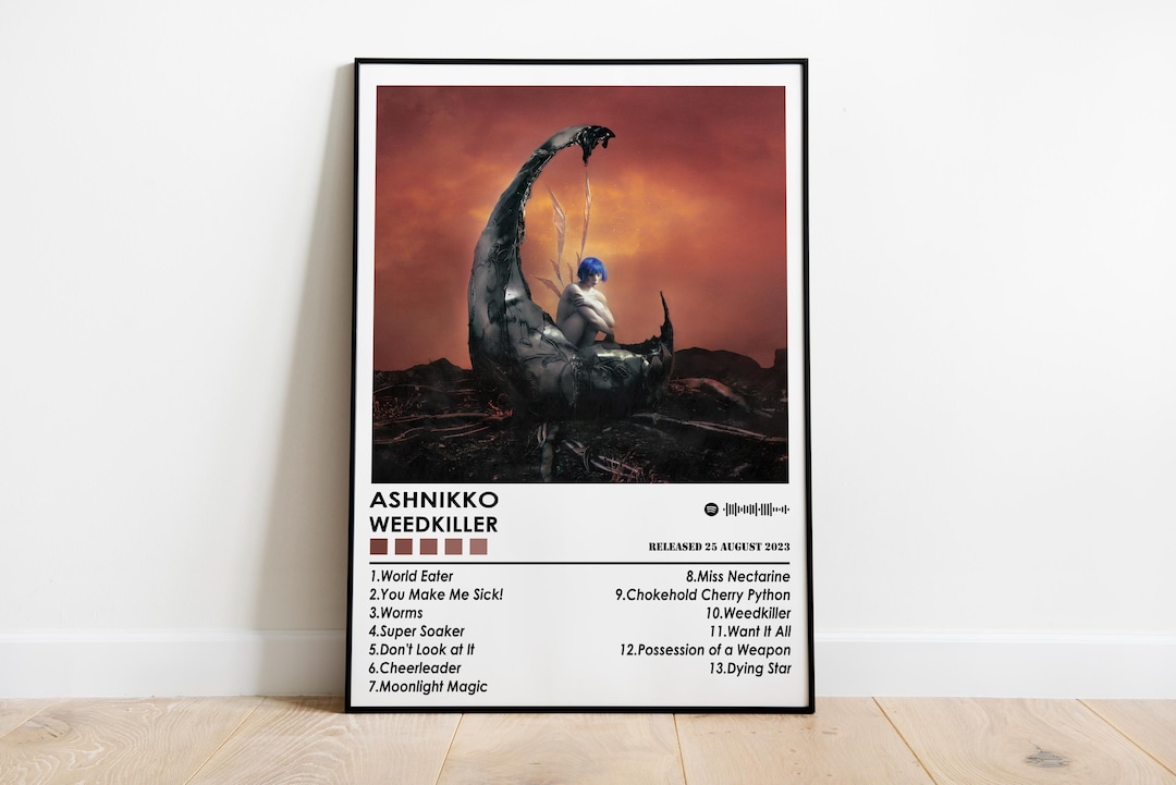 Ashnikko Weedkiller Album Cover Poster | Music Room Wall Decor - Etsy