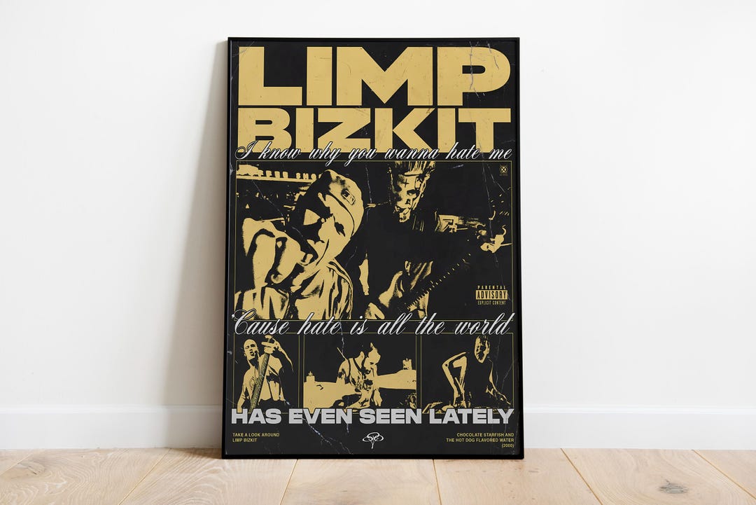 Limp Bizkit Poster Print | Concert Album Music Poster | Album Cover ...