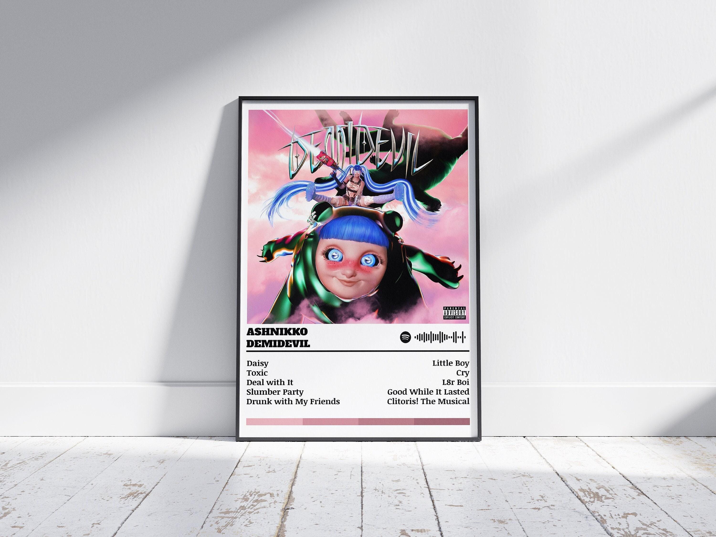 Ashnikko Poster Print Demidevil Poster Music Poster Album Cover Poster ...
